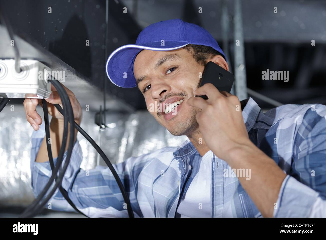 Telephone cable management hi-res stock photography and images - Alamy