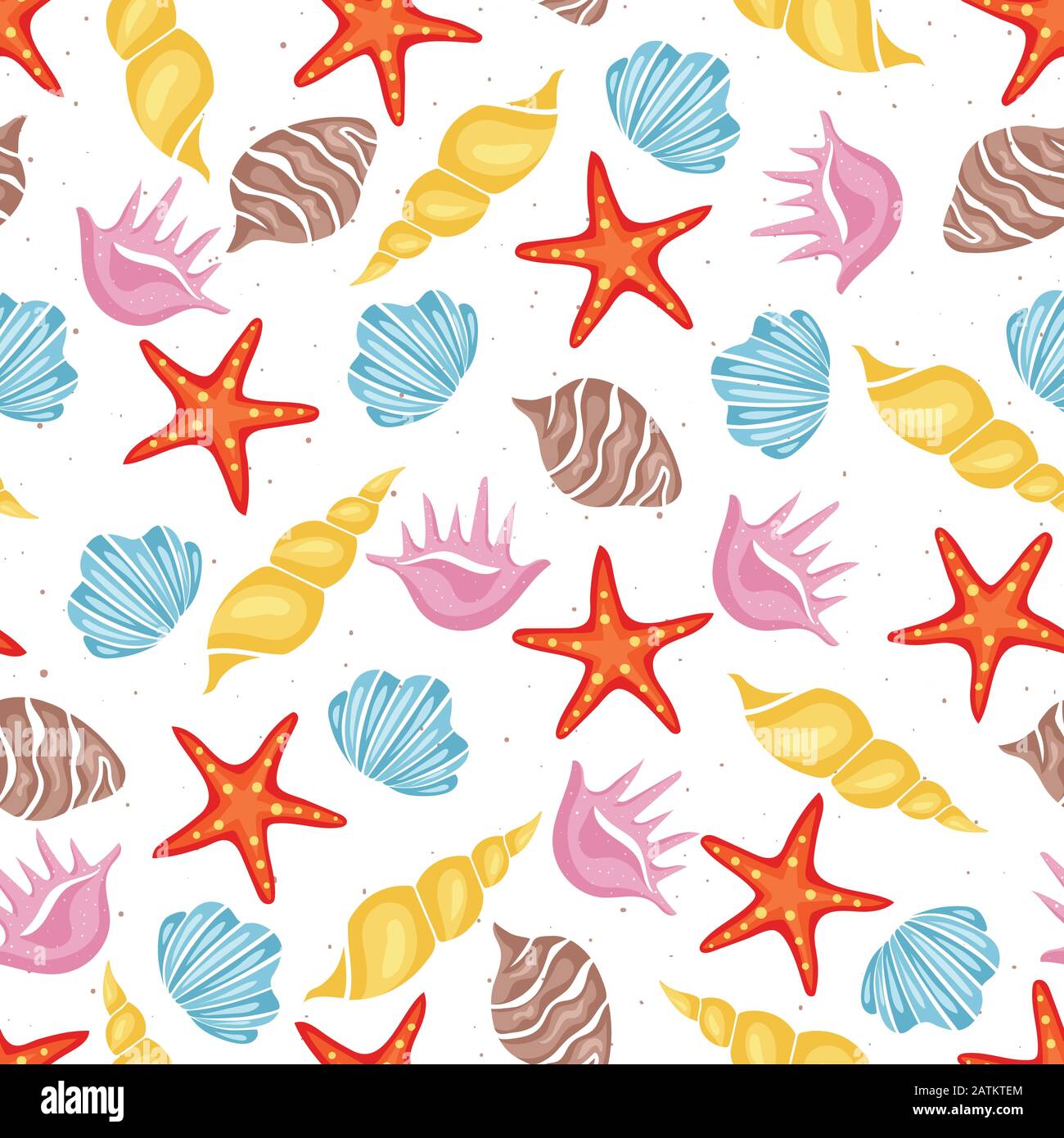 Sand seashell background Stock Vector Images - Alamy