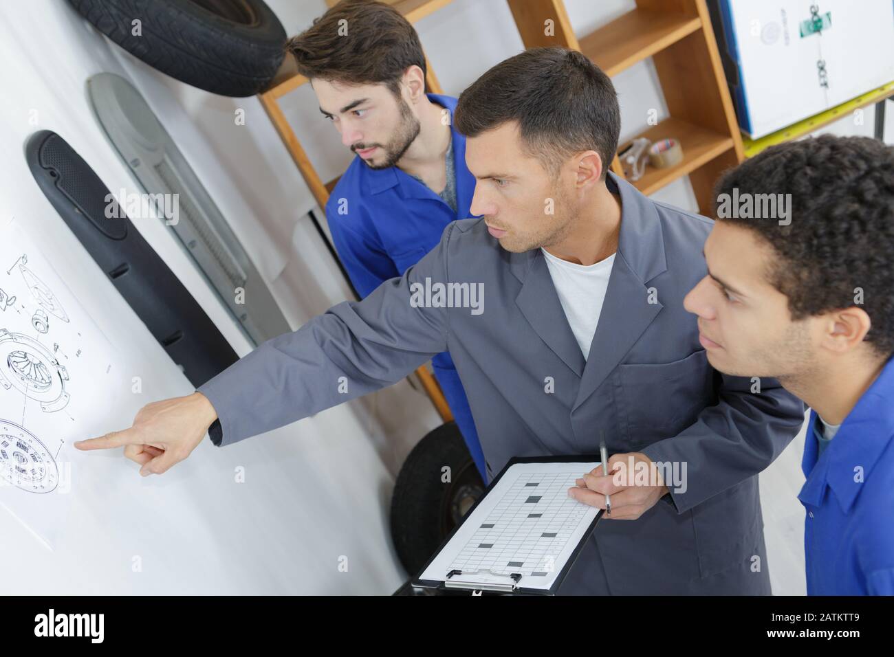 mechanical engineer working on machines Stock Photo - Alamy