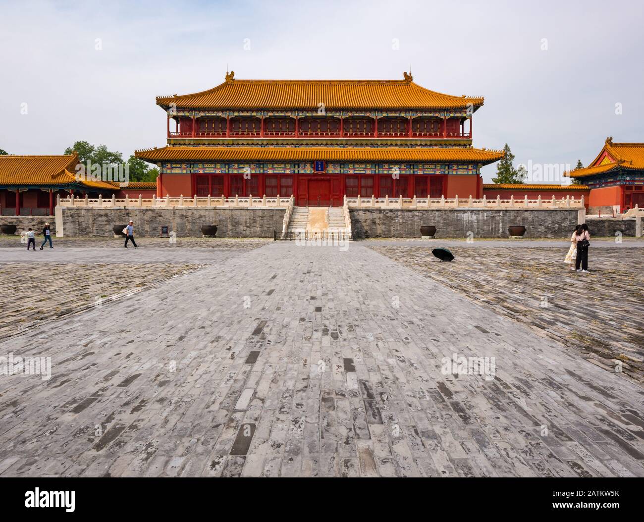 Hall of Supreme Harmony courtyard, Outer Court, Forbidden City, Beijing ...
