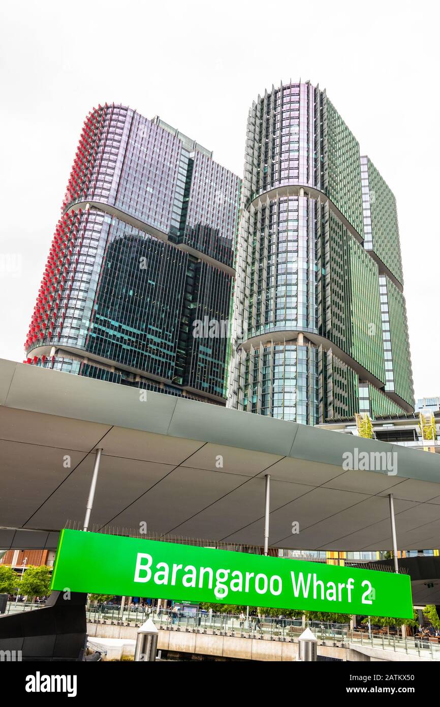 Barangaroo international towers hi-res stock photography and images - Alamy