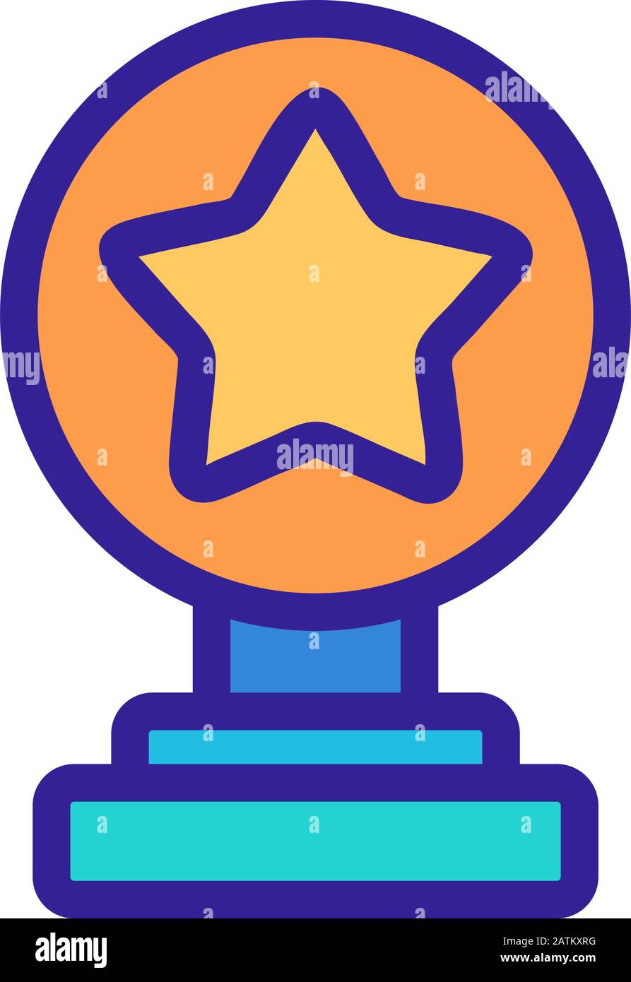 Grand prix icon vector. Isolated contour symbol illustration Stock ...