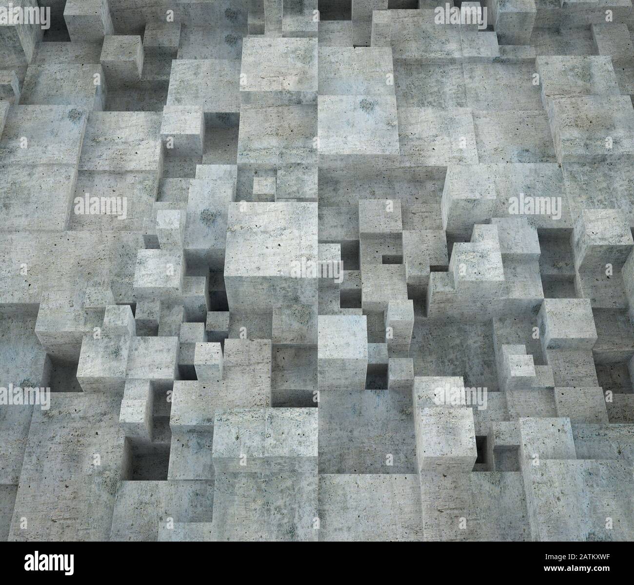 Abstract cubic concrete building wall. Modern contemporary architecture ... Abstract cubic concrete building wall. Modern contemporary architecture ...
