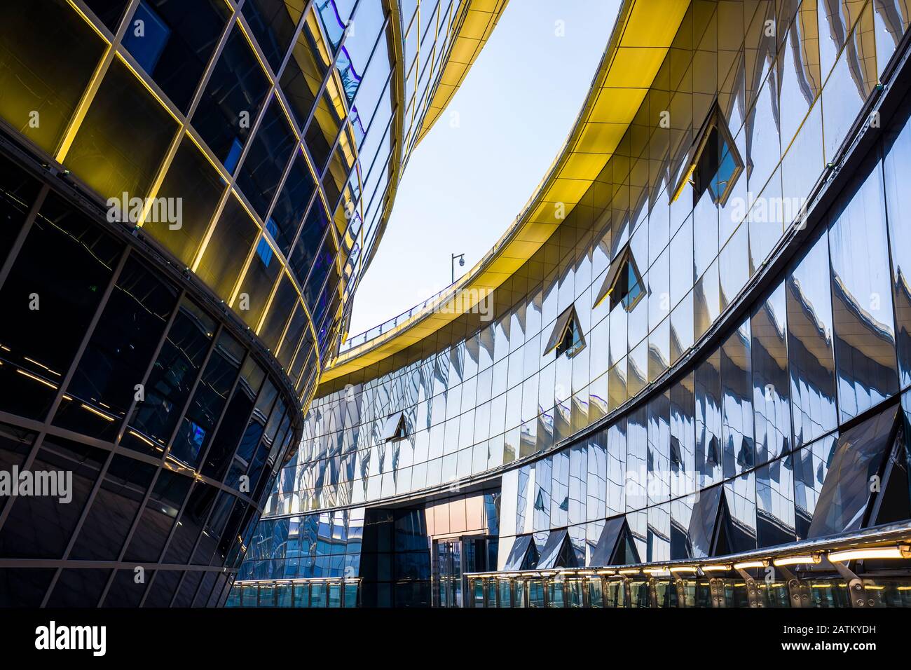 Modern architecture glass curtain wall Stock Photo - Alamy