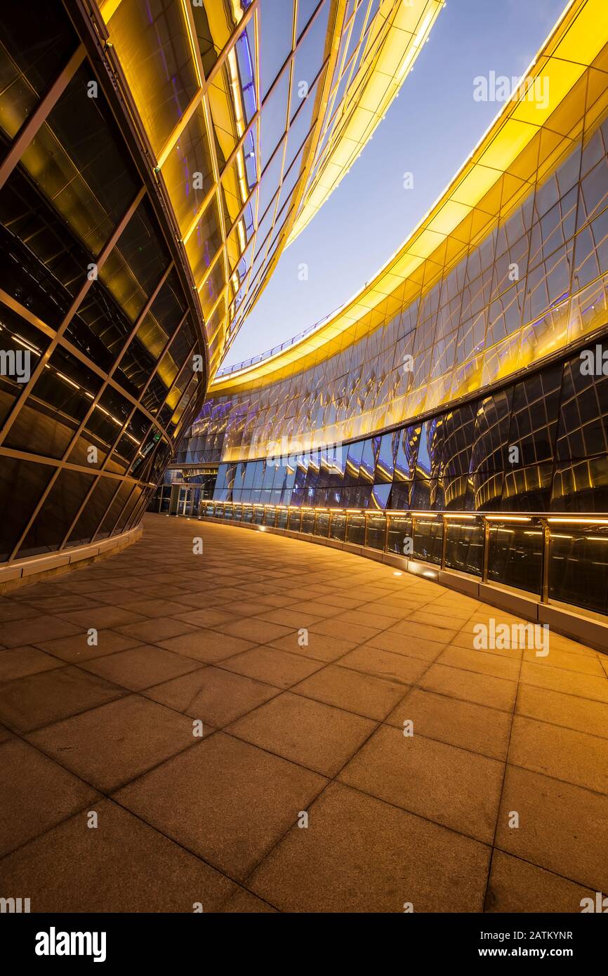 Modern architecture glass curtain wall Stock Photo - Alamy