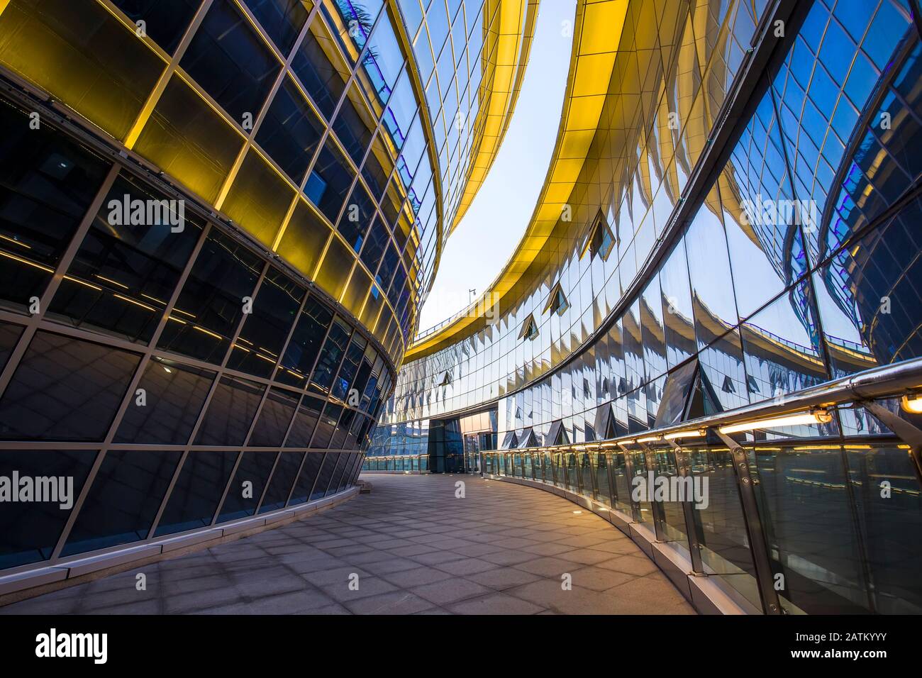 Modern architecture glass curtain wall Stock Photo - Alamy