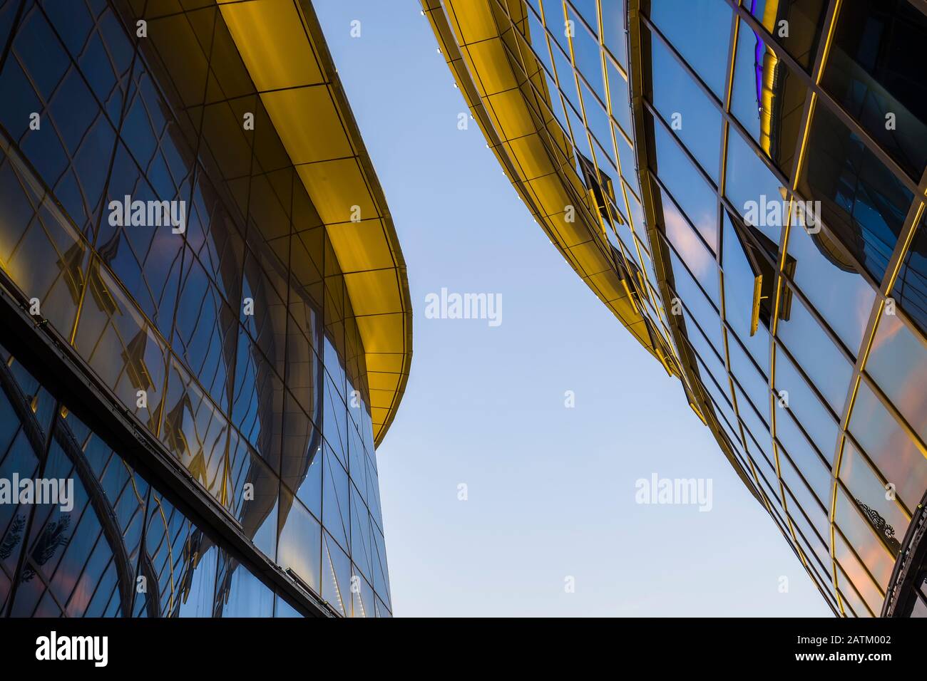 Modern architecture glass curtain wall Stock Photo - Alamy