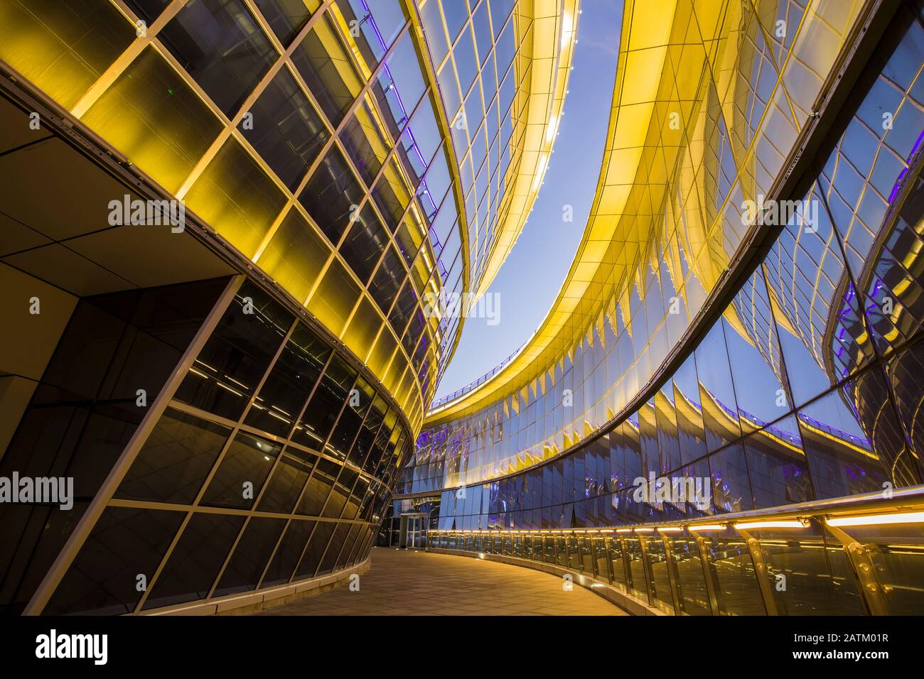 Modern architecture glass curtain wall Stock Photo - Alamy