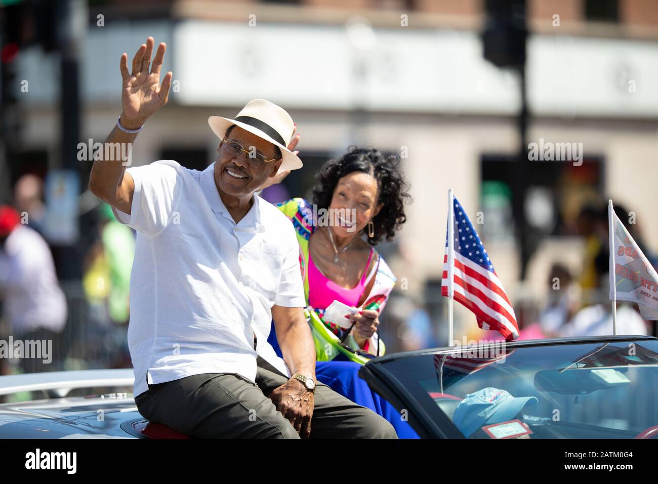 Chicago, Illinois, USA - August 8, 2019: The Bud Billiken Parade, Don ...