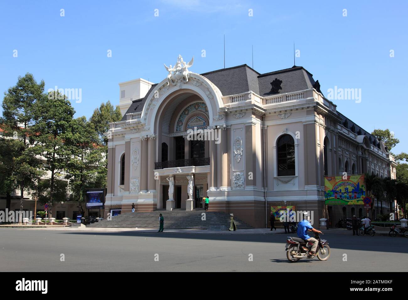 Municipal Theater, Opera House, Colonial Architecture, Ho Chi Minh City ...