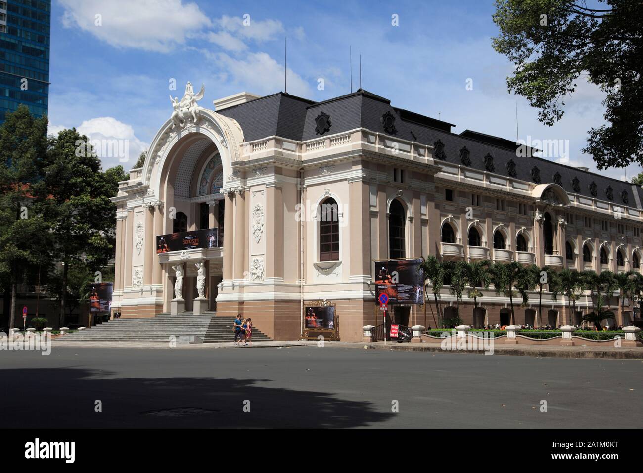Municipal Theater, Opera House, Colonial Architecture, Ho Chi Minh City ...
