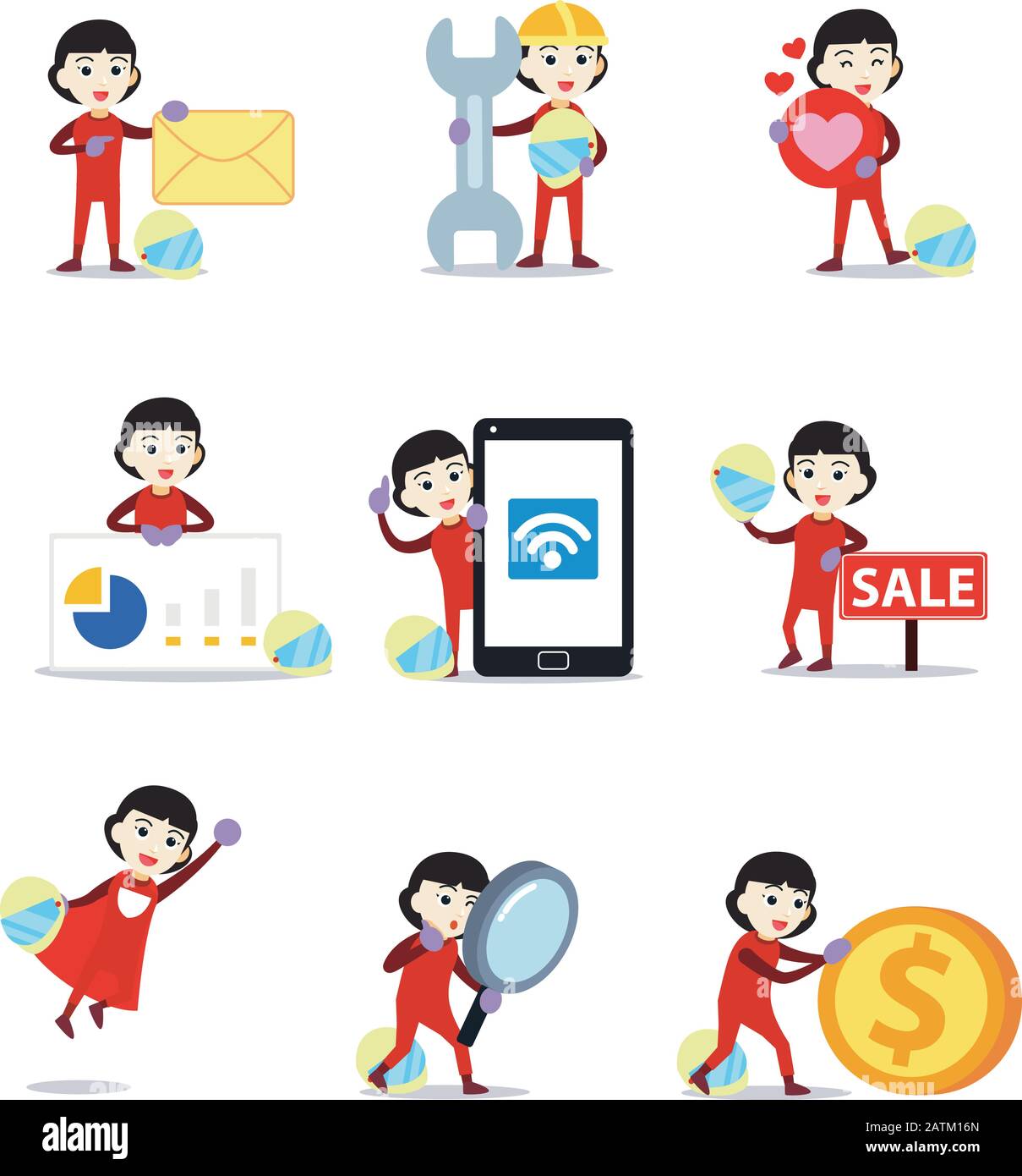 Female racers Stock Vector Images - Alamy