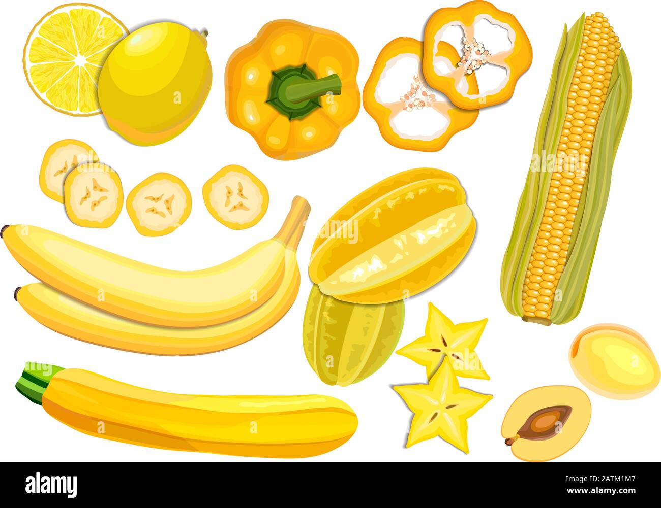 Vegetable starfruit Stock Vector Images - Alamy