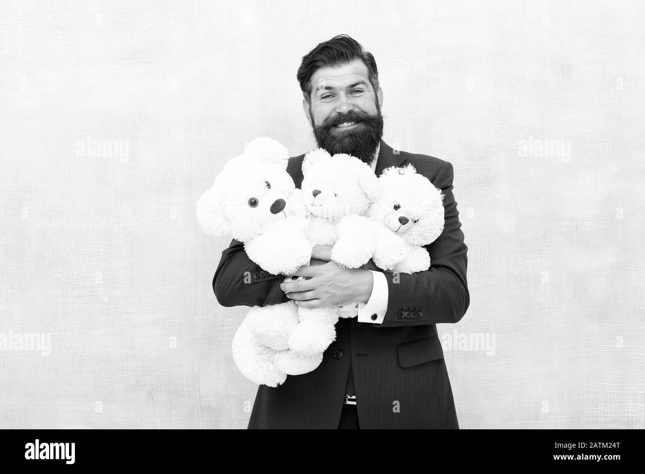 Hug teddy Black and White Stock Photos & Images - Alamy