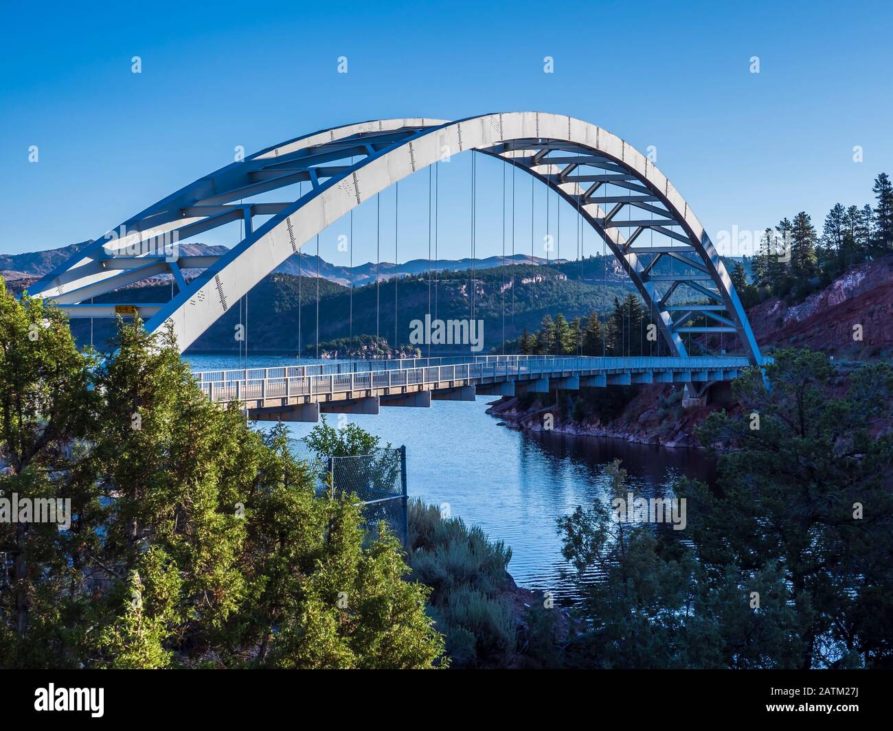 Flaming gorge bridge hi-res stock photography and images - Alamy