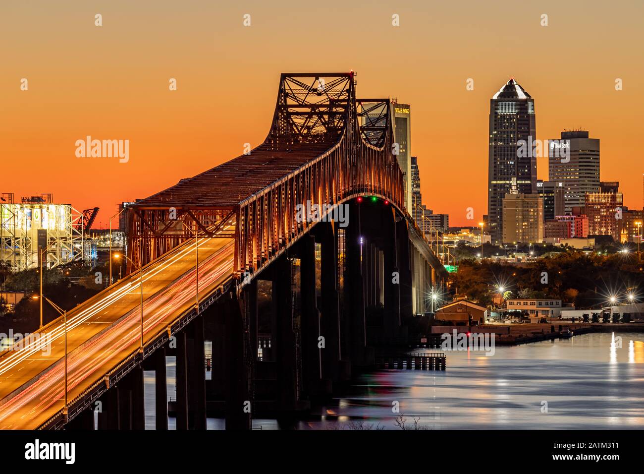 Jacksonville Sunset skyline Stock Photo - Alamy