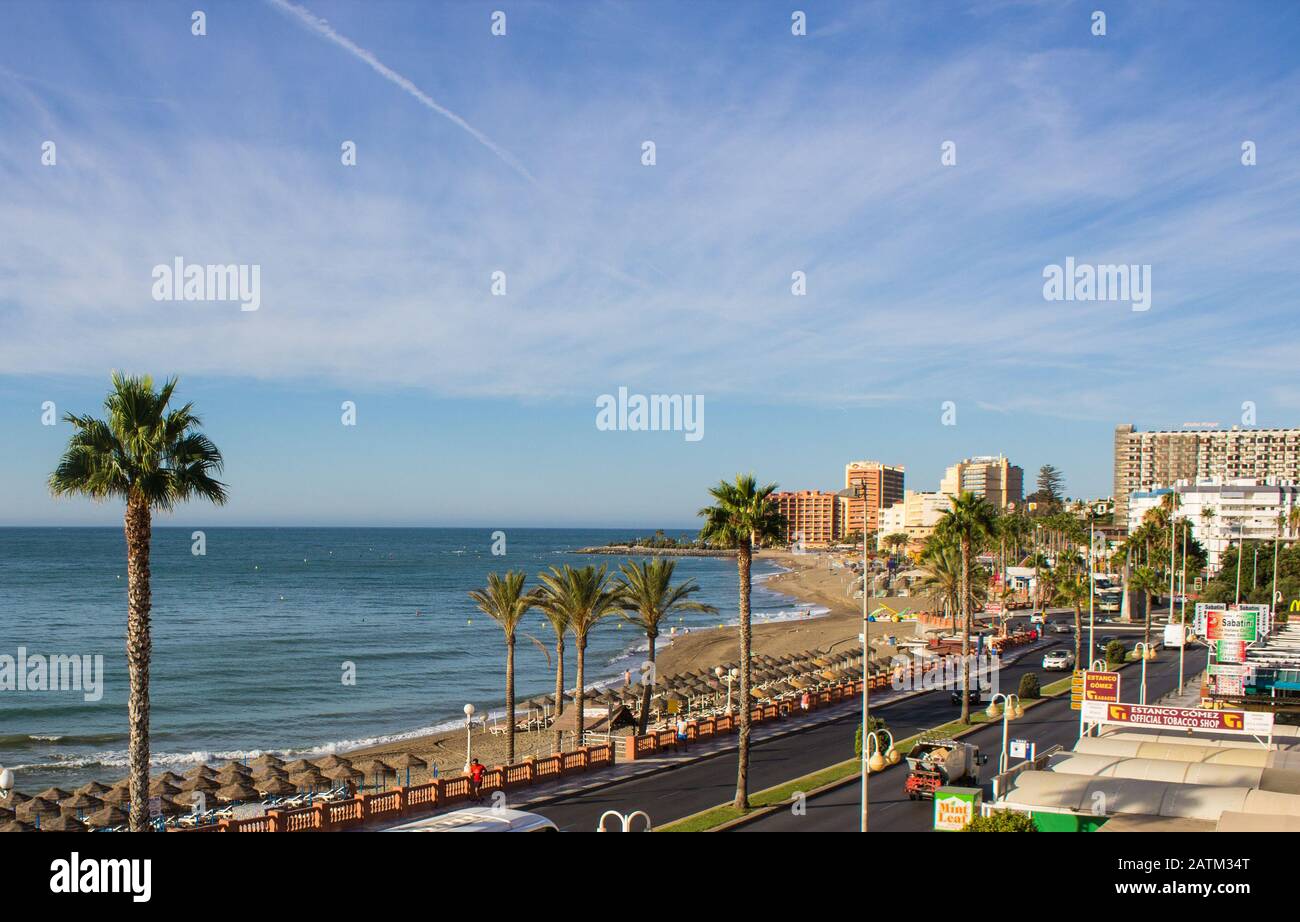 Aerial of seaside promenade Stock Photo - Alamy