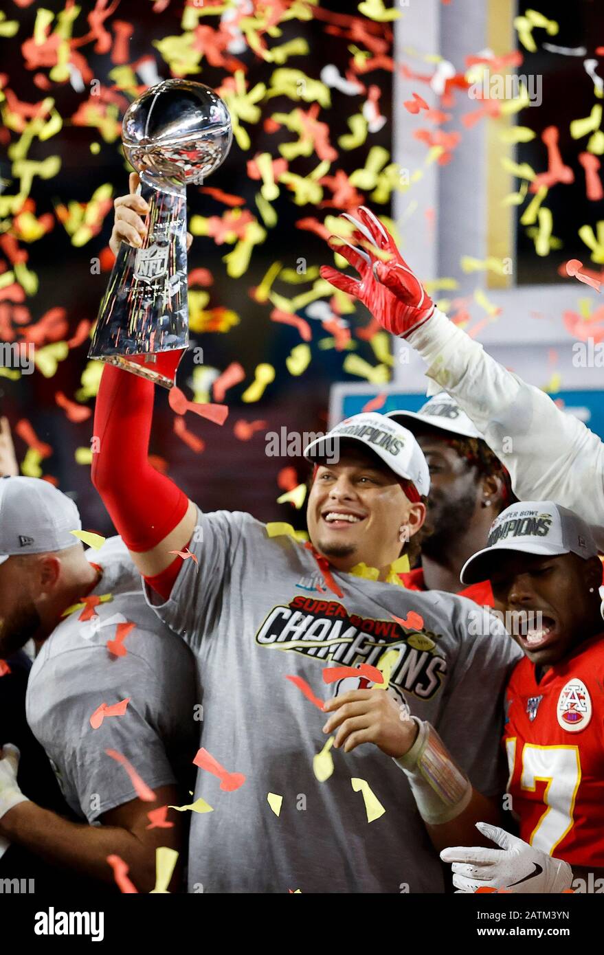 Patrick mahomes super bowl 2020 hi-res stock photography and images - Alamy