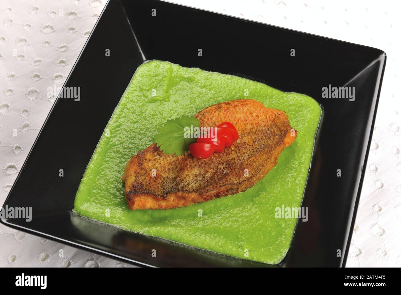 Food portrait of Fried fish Stock Photo - Alamy