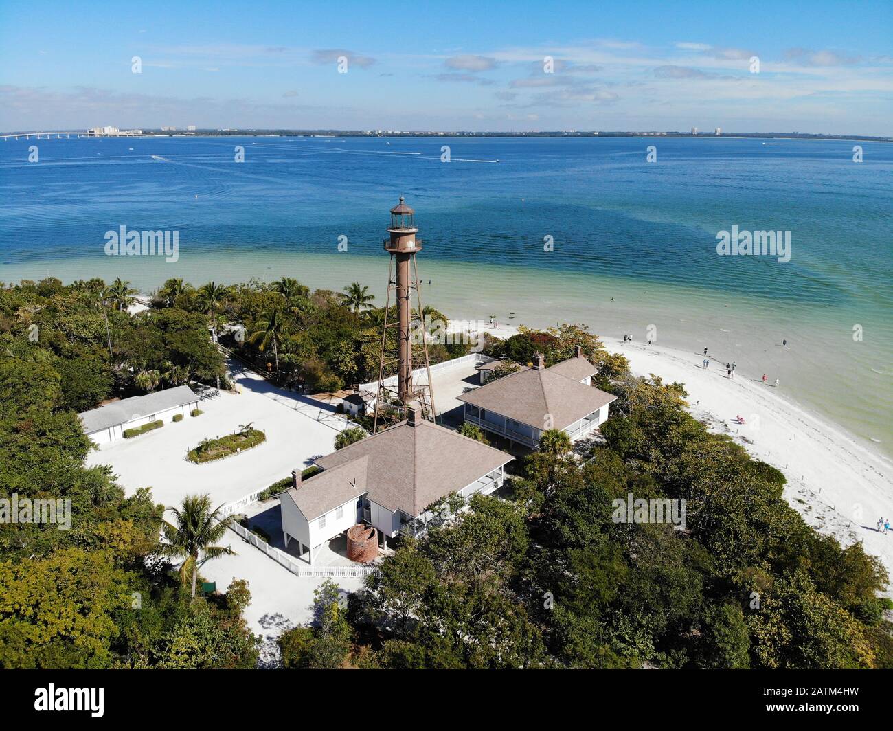 Lighthouse beach sanibel island gulf hi-res stock photography and ...