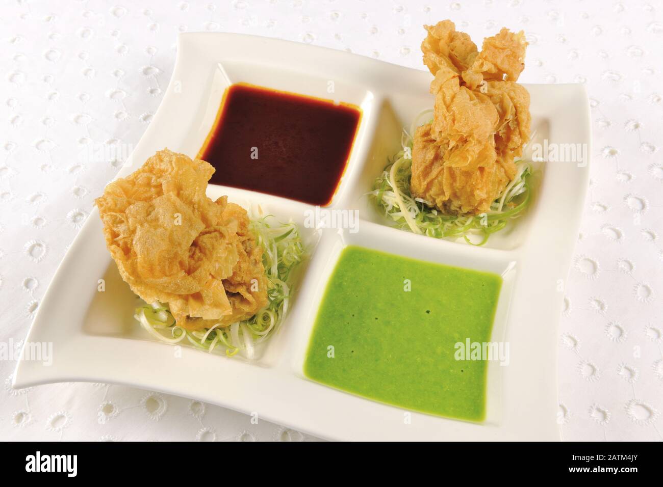 Food portrait of Fried fish with source Stock Photo - Alamy
