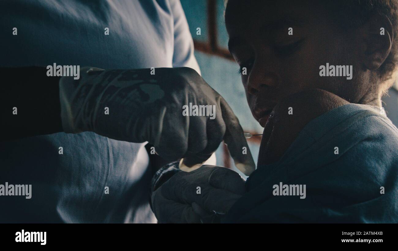 Melsisi, Pentecost Island / Vanuatu - May 10 2019: remote village ...