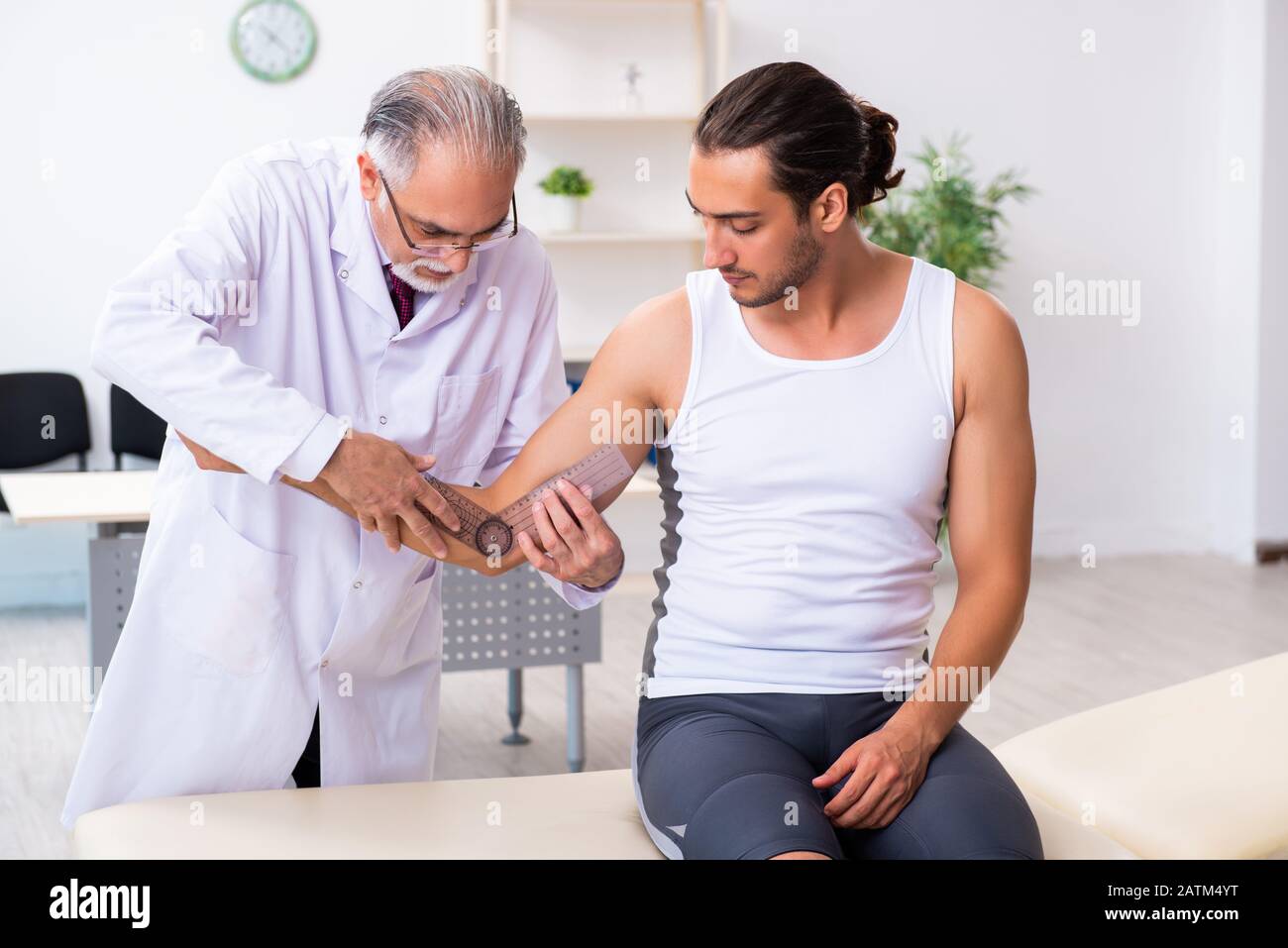 Elbow flexion and extension hi-res stock photography and images - Alamy