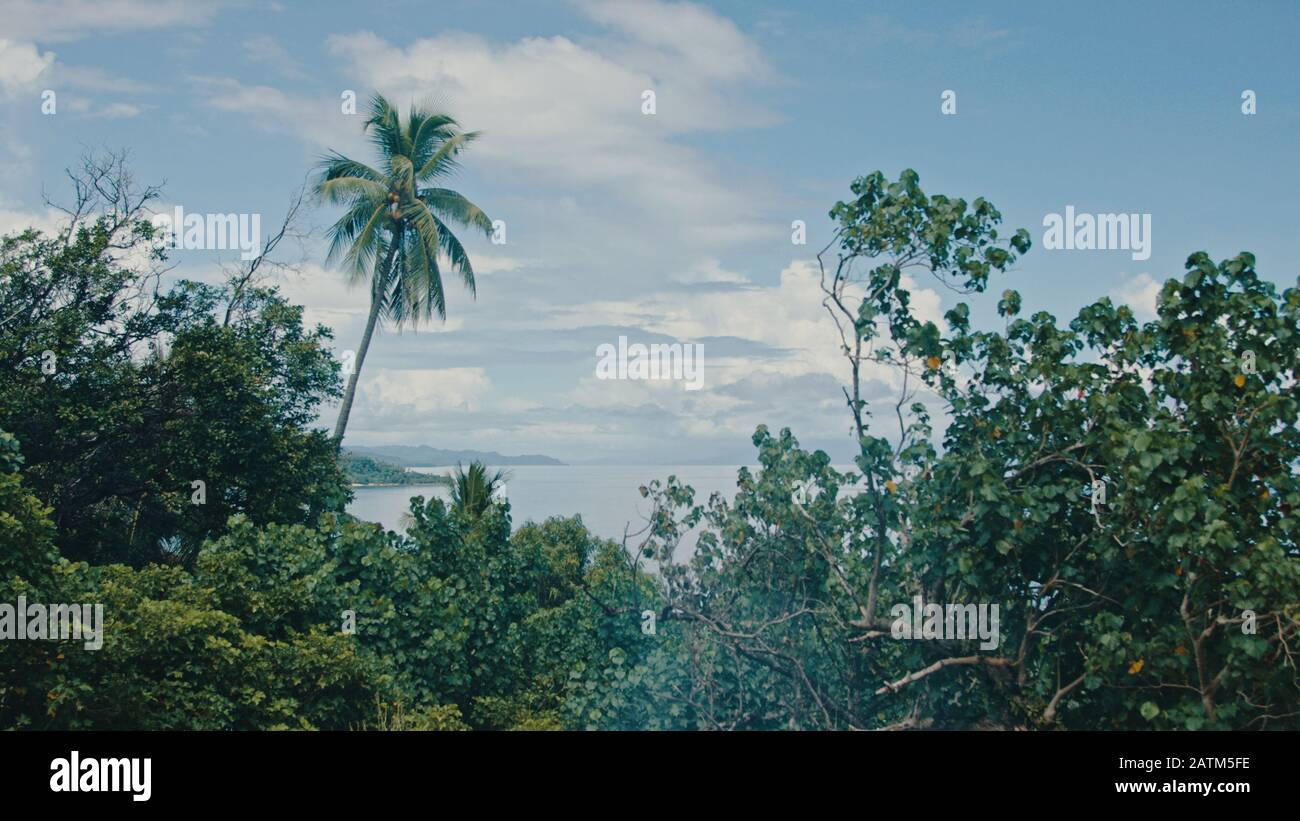 beautiful cinematic landscape of the remote and isolated southern ...