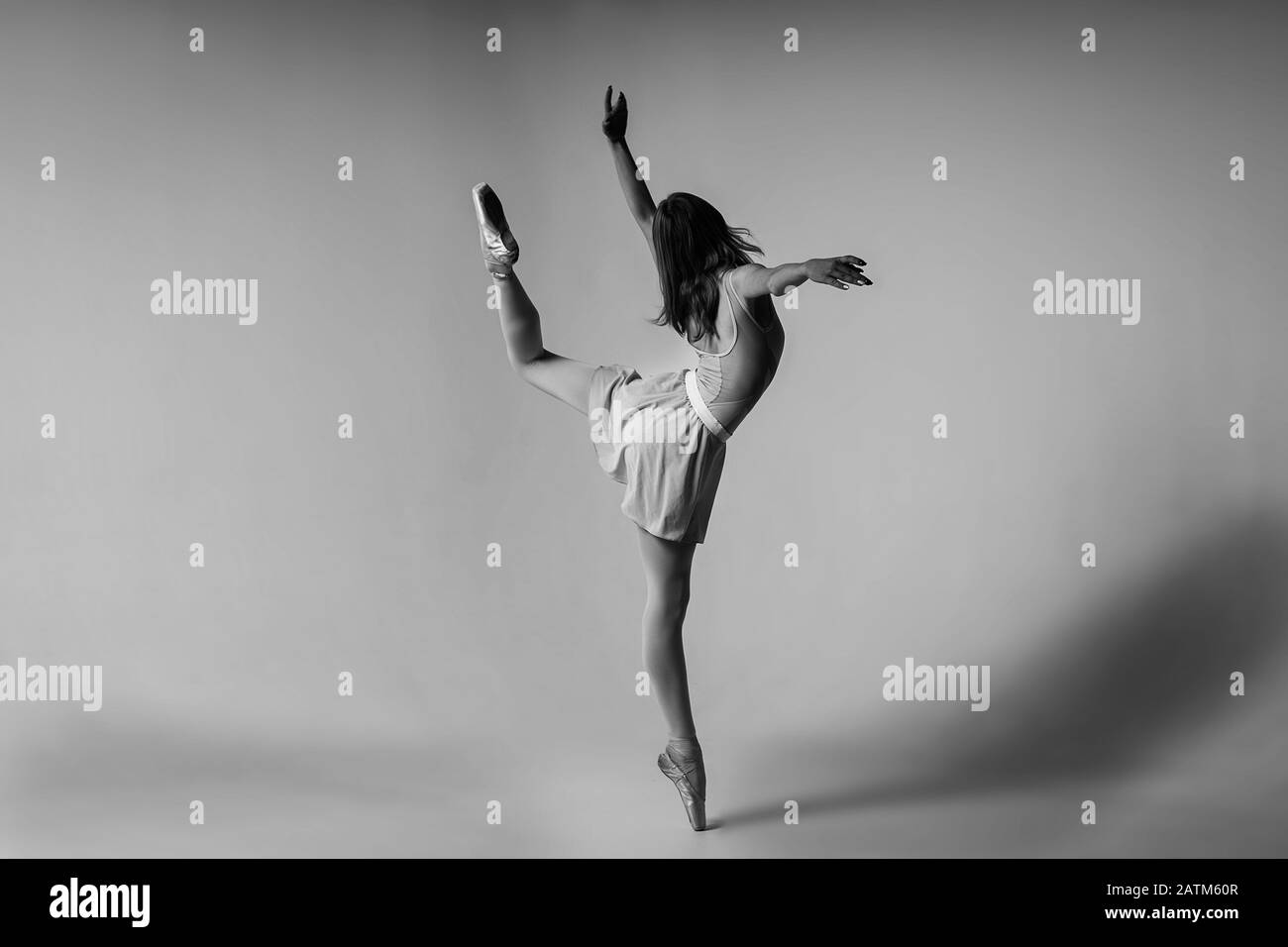grace and charm of a ballerina's dance in a photo Studio Stock Photo ...