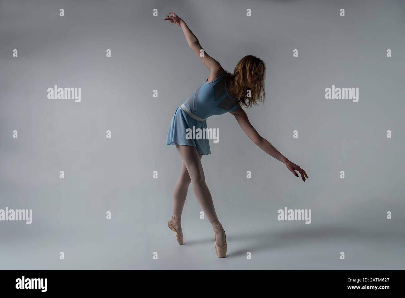 grace and charm of a ballerina's dance in a photo Studio Stock Photo ...