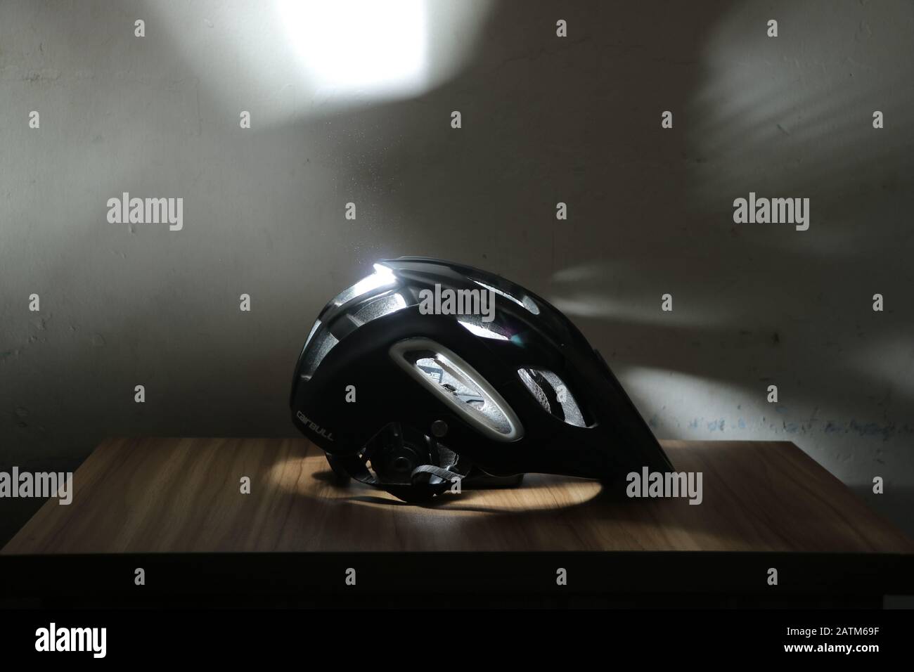 Light Inside Of Helmet Stock Photo - Alamy