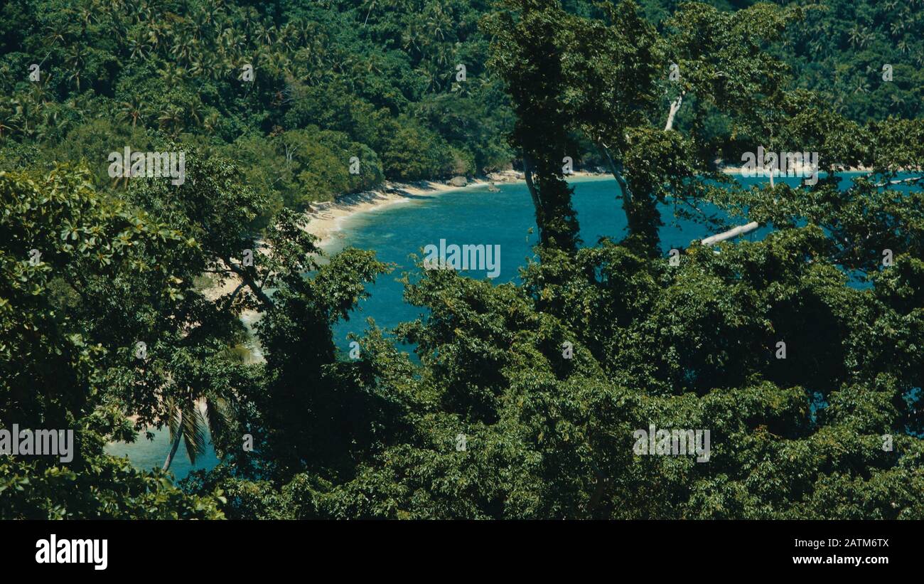 beautiful cinematic landscape of the remote and isolated southern ...