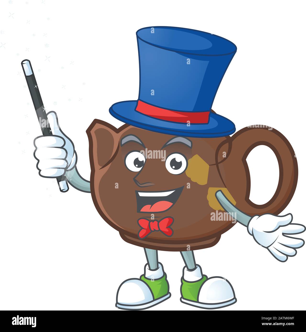 A picture of teapot performance as a Magician Stock Vector Image & Art ...