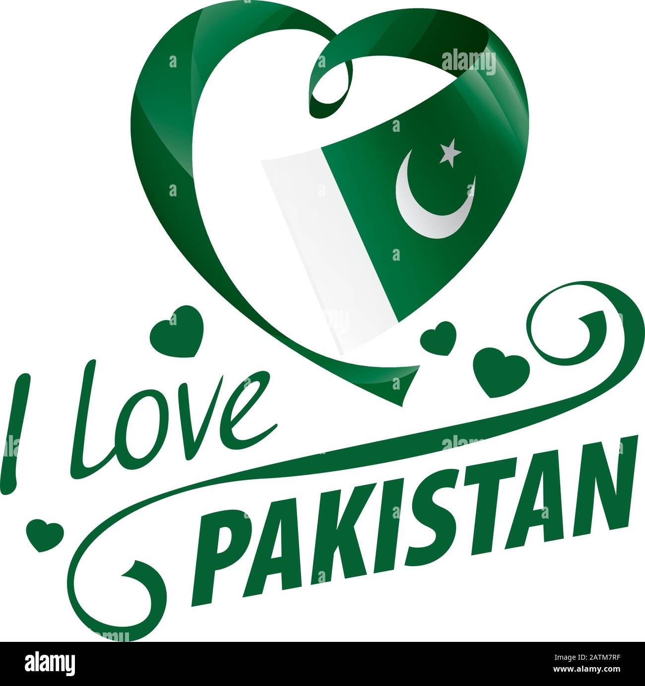 Love pakistan heart flag icon hi-res stock photography and images - Alamy