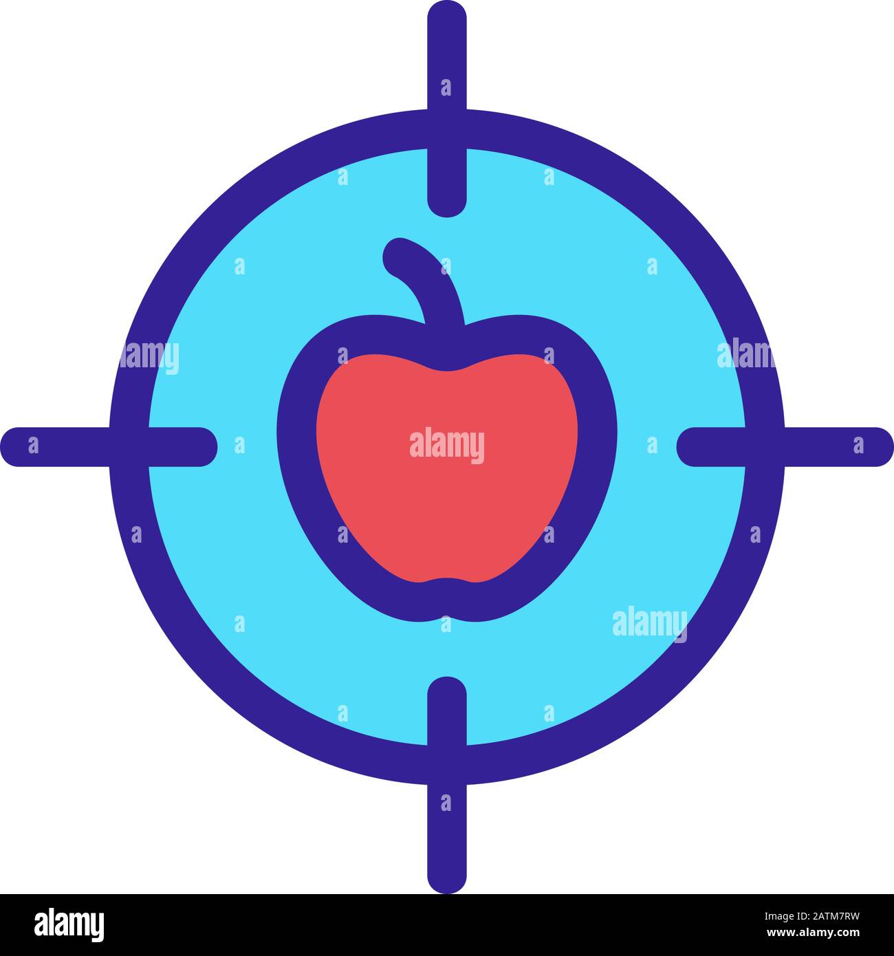 Black black eye apple Stock Vector Images - Alamy