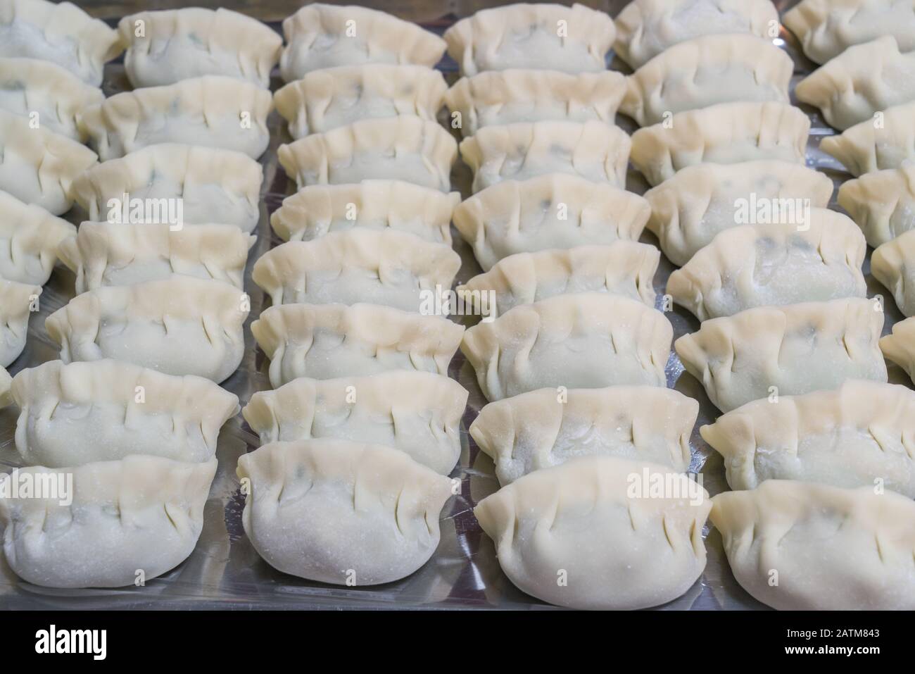 Different flavors of dumplings,homemade and healthy. Still life ...