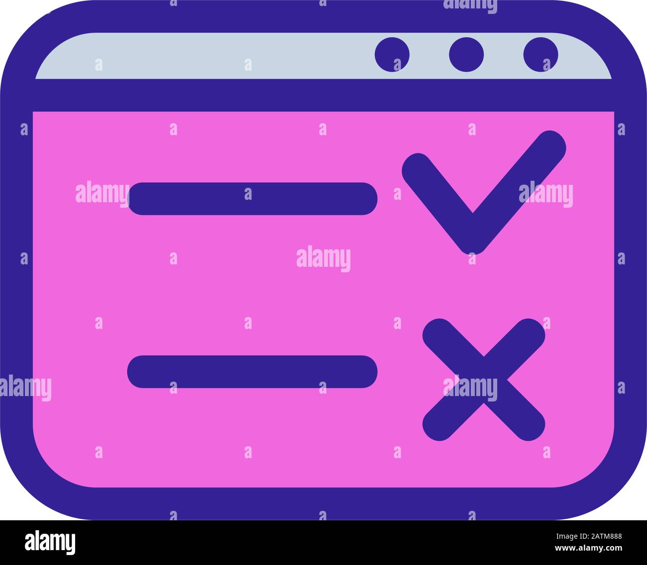 online vector icon questionnaire. Isolated contour symbol illustration ...