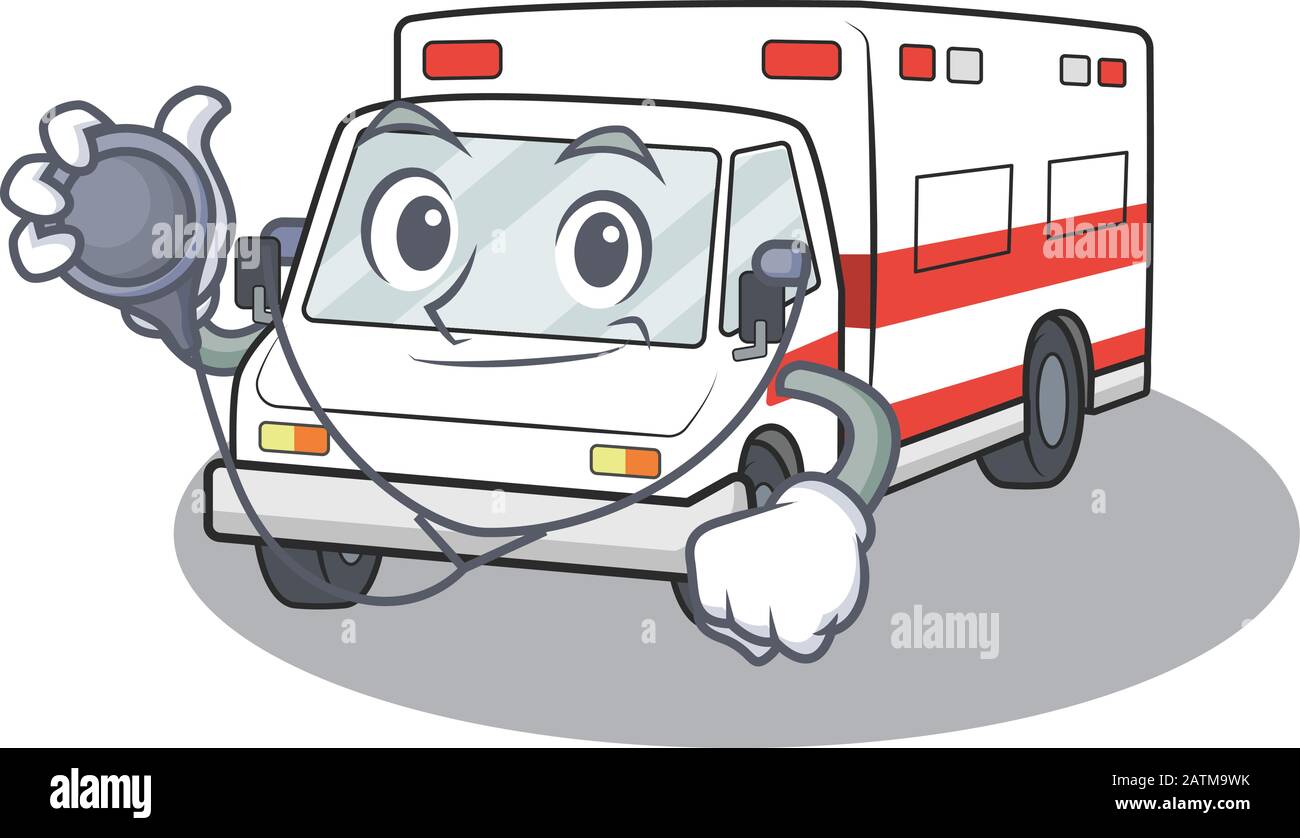 Ambulance cartoon hi-res stock photography and images - Alamy