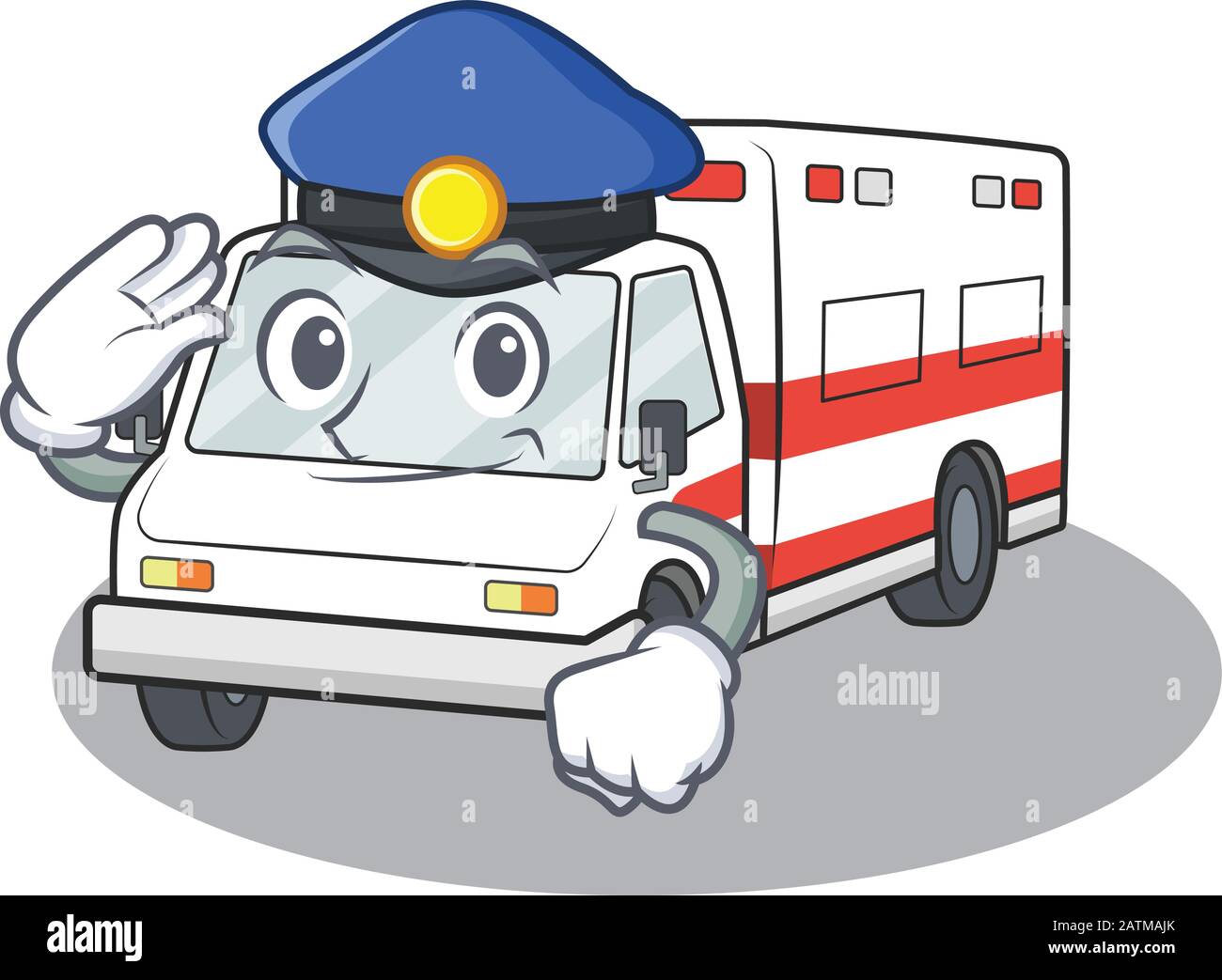 Ambulance rescue cop Stock Vector Images - Alamy