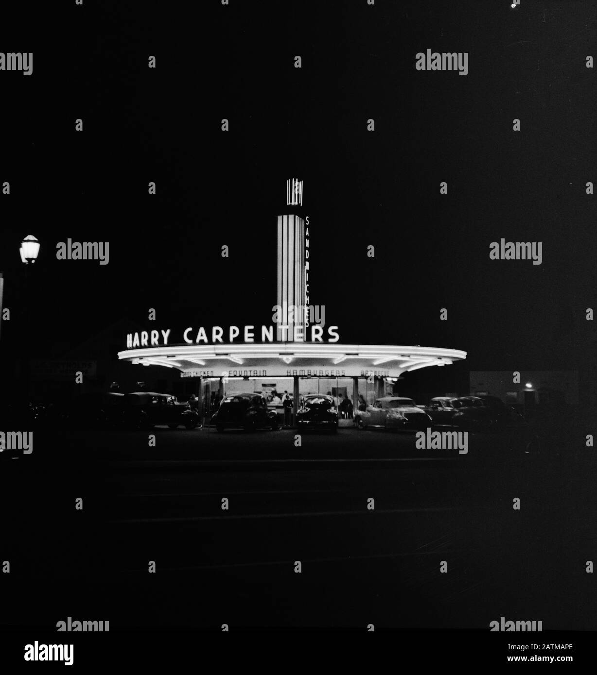 Neon sign history Black and White Stock Photos & Images - Alamy