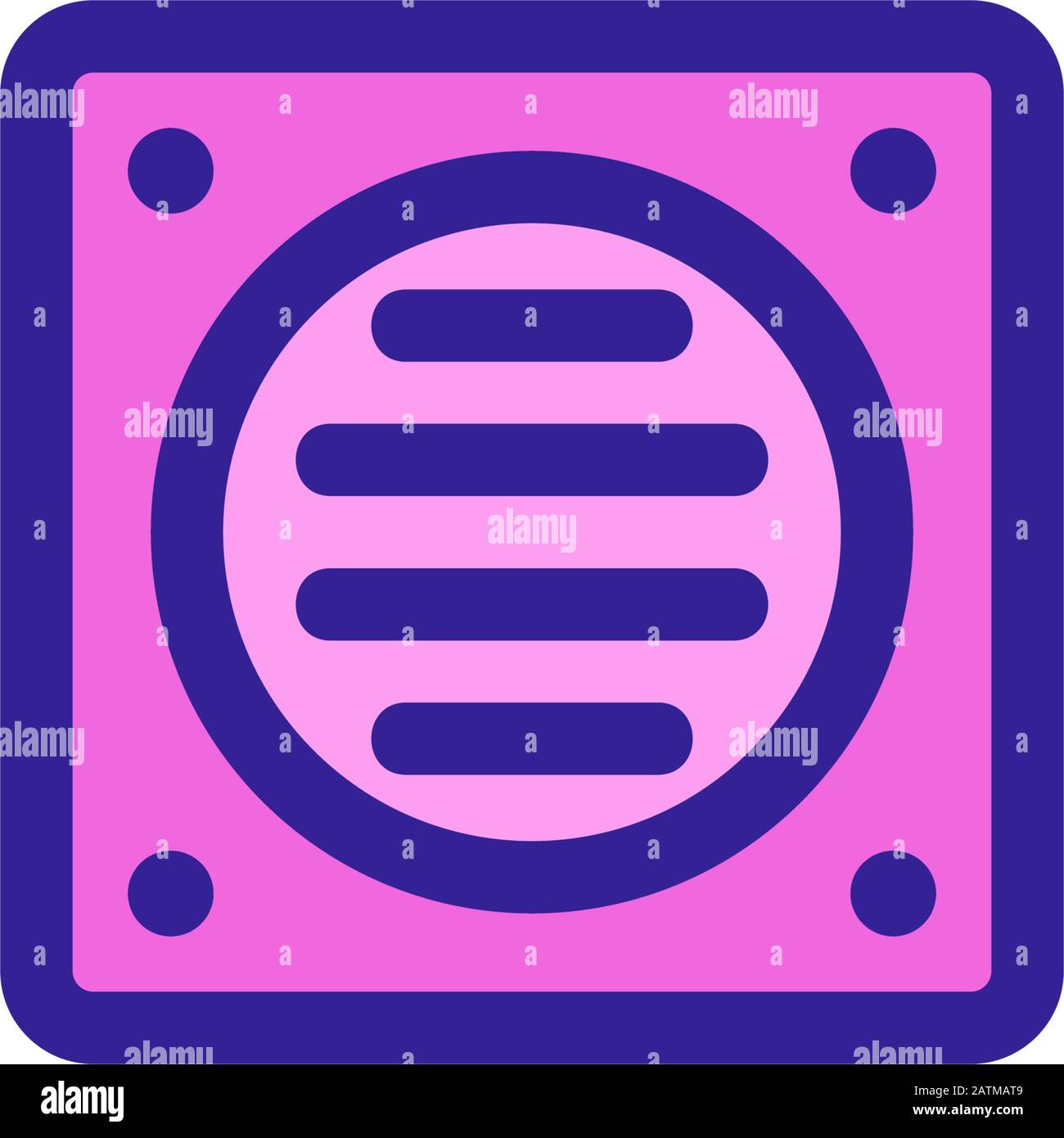 ventilation icon vector. Isolated contour symbol illustration Stock ...
