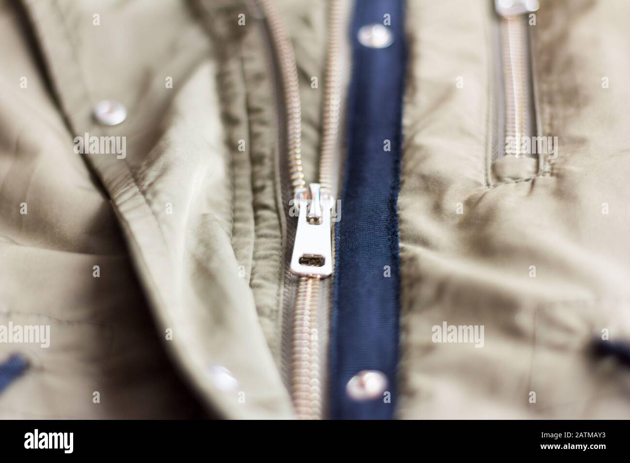 Half open zipper hi-res stock photography and images - Alamy