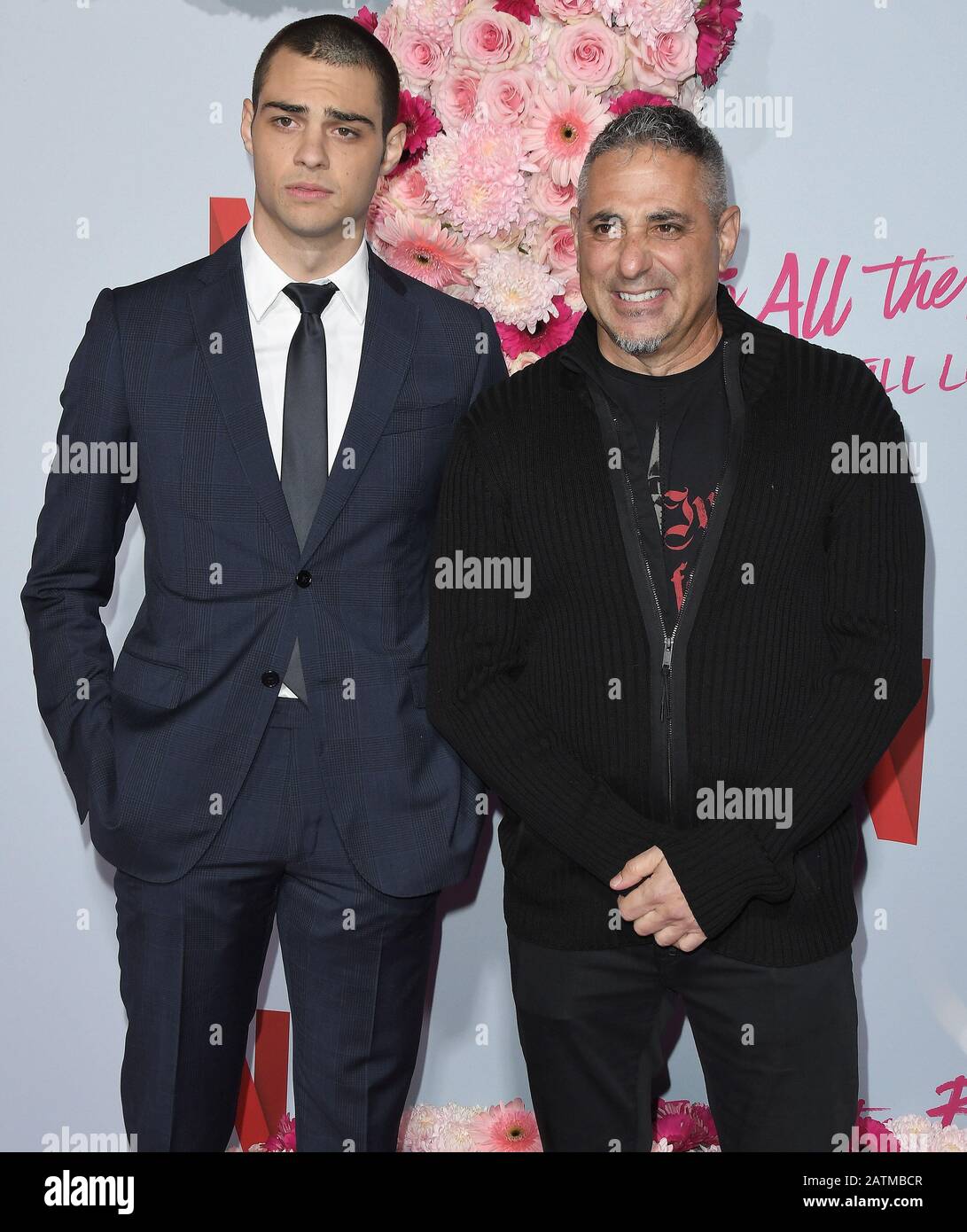 Hollywood, California, USA. 03rd Feb, 2020. (L-R) Noah Centineo and Dad ...