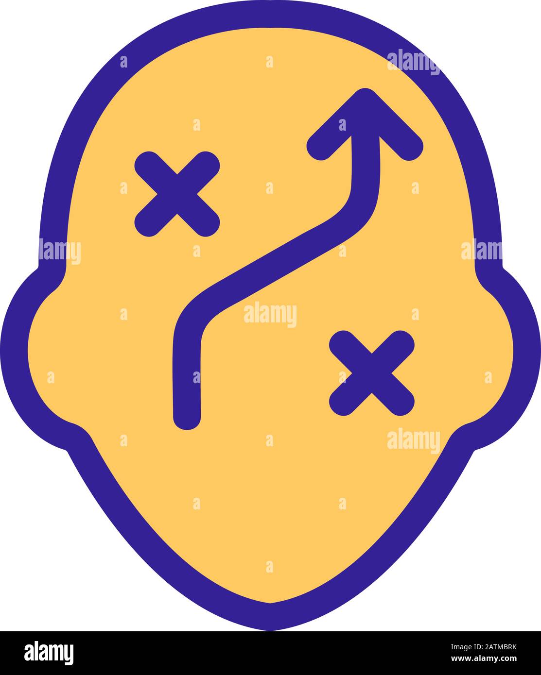 Strategy icon vector. Isolated contour symbol illustration Stock Vector ...
