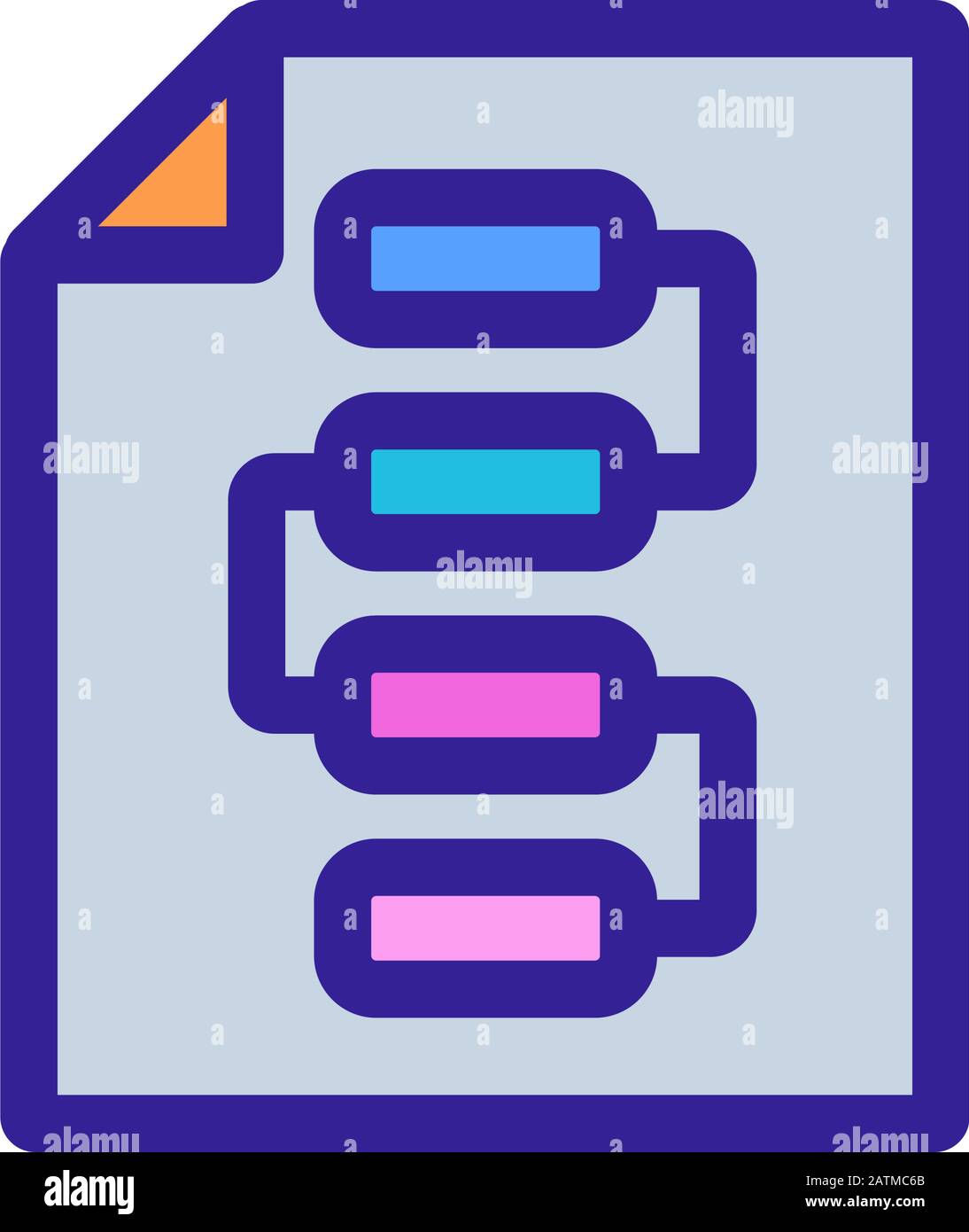 strategic planning icon vector. Isolated contour symbol illustration ...