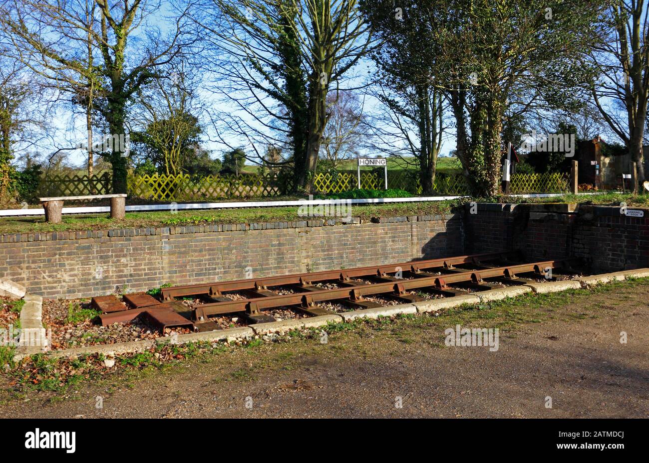 Reconstructed loading dock at the former Midland and Great Northern ...