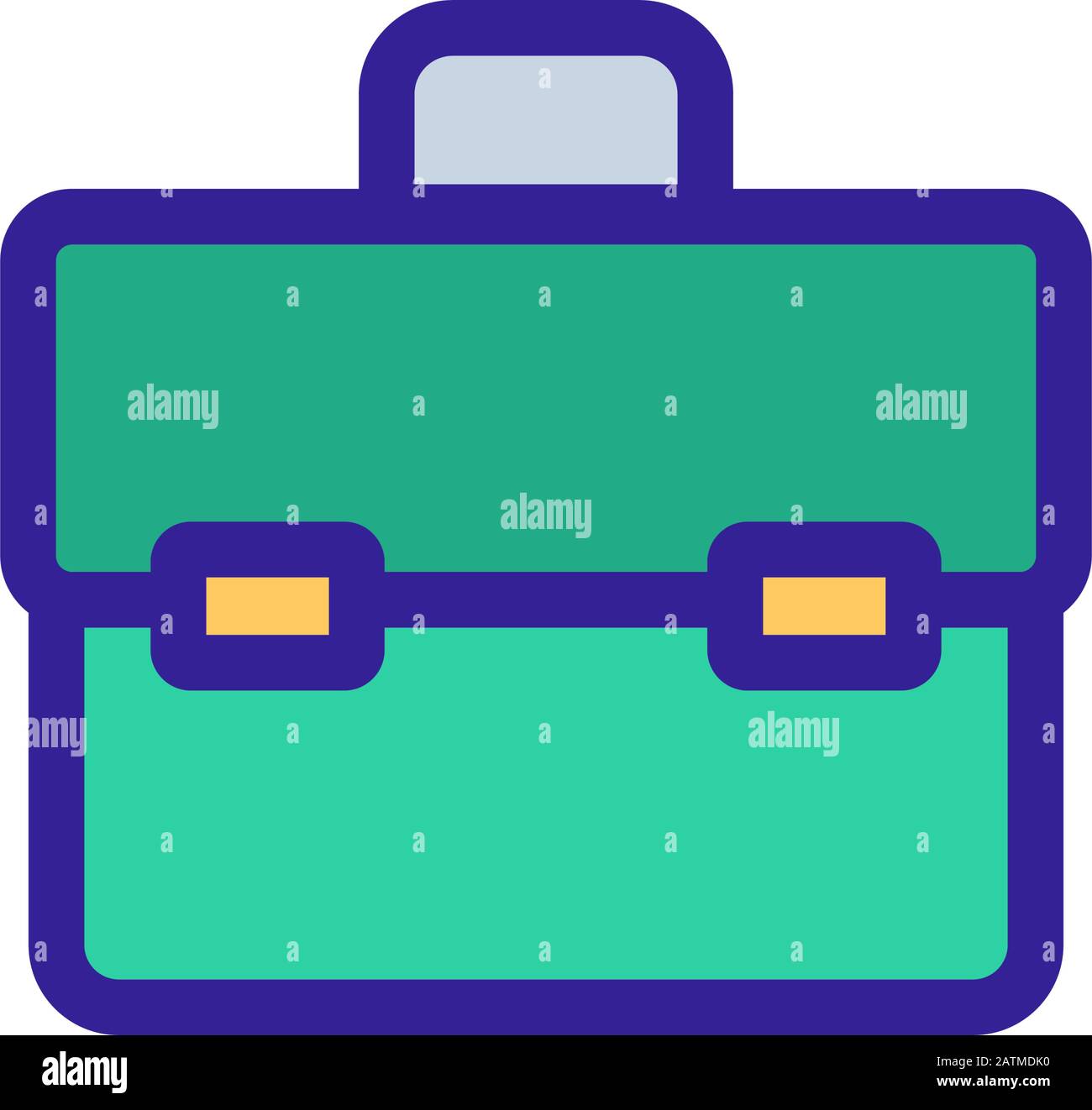 Men portfolio icon vector. Isolated contour symbol illustration Stock ...