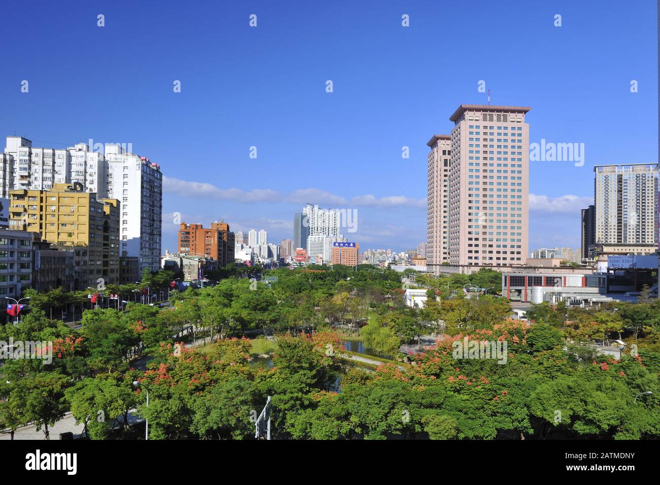 New Banqiao Central Park City Stock Photo - Alamy