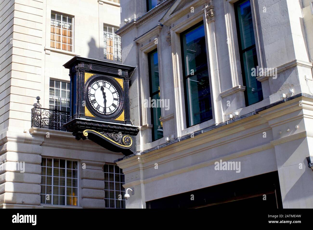 Clock, London, England Stock Photo - Alamy
