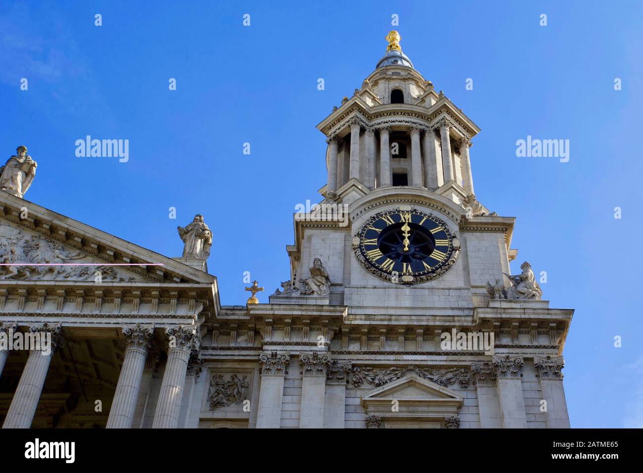 Clock, London, England Stock Photo - Alamy